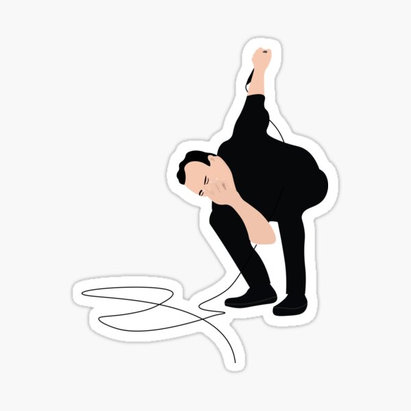 "Future Islands Sam Herring Bend" Sticker for Sale by GingerinoPom ...