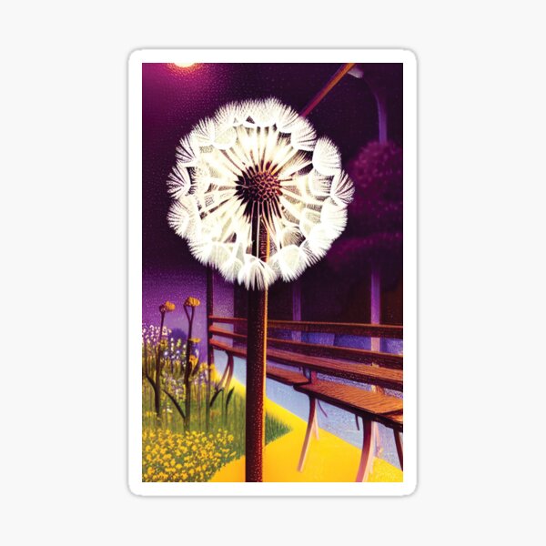 "Dandelion" Sticker for Sale by AImageX | Redbubble