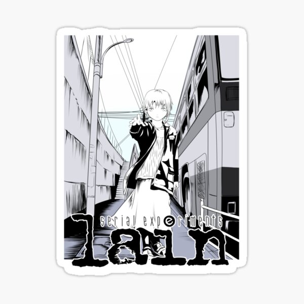 "LAIN 3" Sticker for Sale by tomadecorhouse | Redbubble