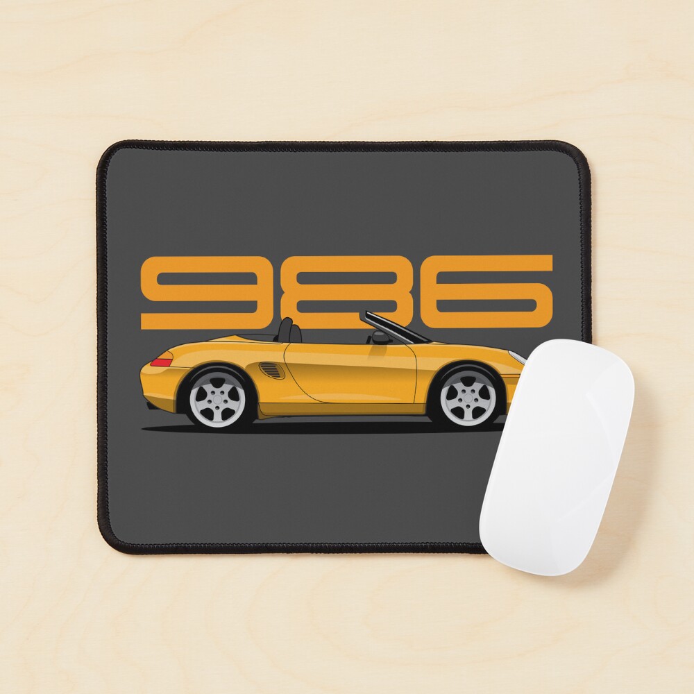 "Porsche 986 Boxster classic illustration Yellow" Poster for Sale by ...