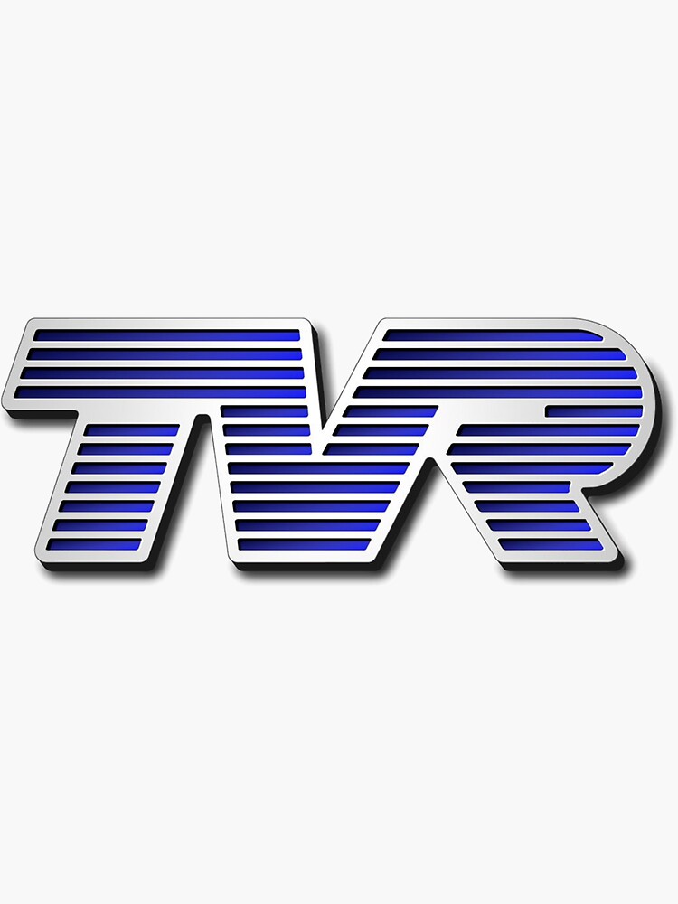 "TVR Logo Colorful" Sticker for Sale by JustBritish | Redbubble