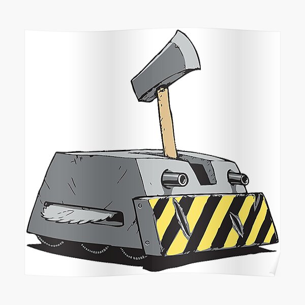 "killer bot" Poster for Sale by liamclark445 | Redbubble