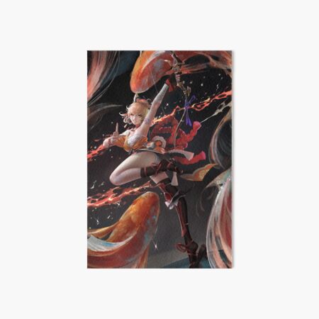 Lámina rígida «Impacto seductor de Yoimiya Genshin» de genshinwaifus | Redbubble