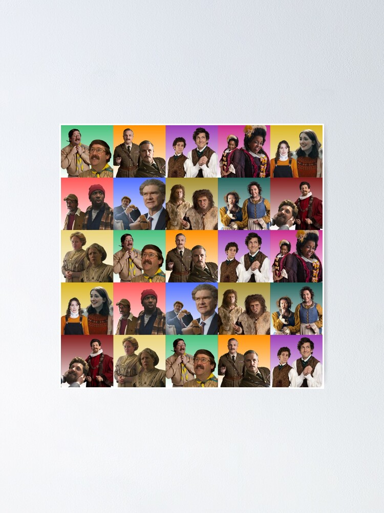 "BBC Ghosts Retro Portraits" Poster for Sale by pendragon5 | Redbubble