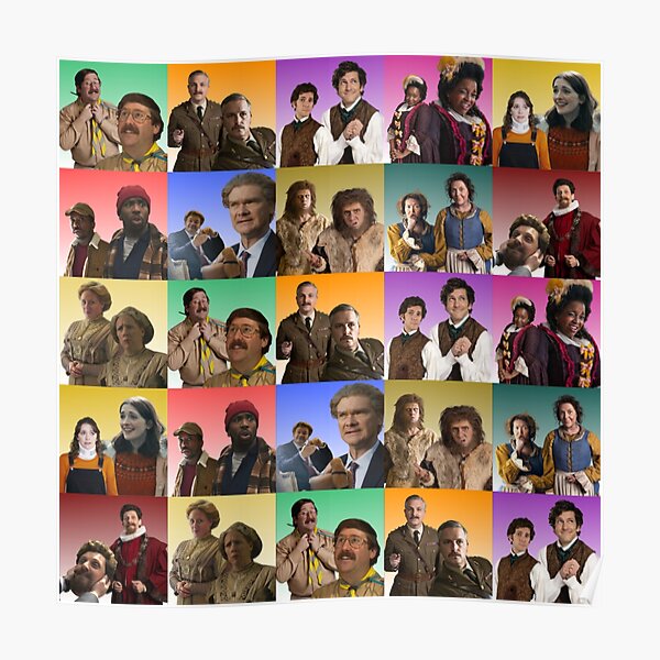 "BBC Ghosts Retro Portraits" Poster for Sale by pendragon5 | Redbubble