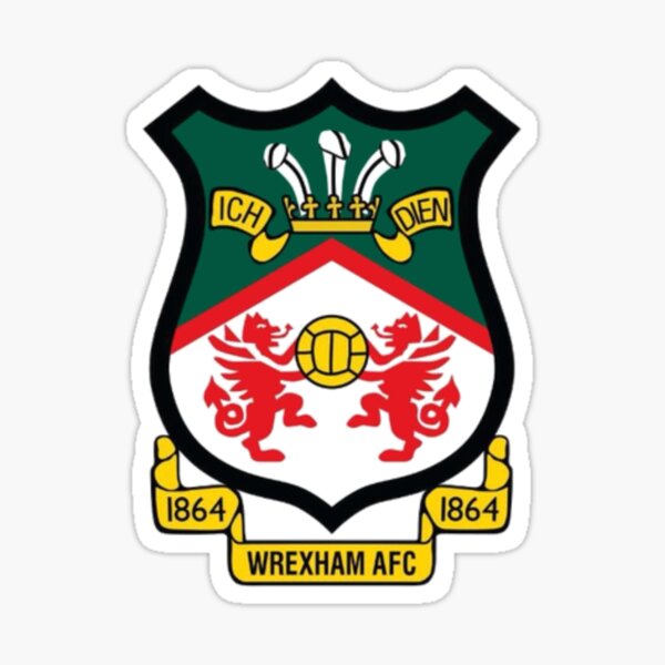"Wrexham AFC Logo" Sticker for Sale by lionjak | Redbubble