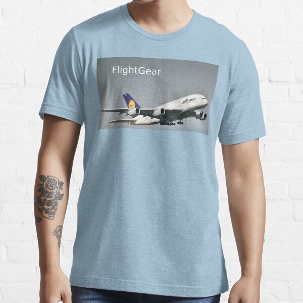 "New A380 in FlightGear" T-shirt by nogueiraJr | Redbubble | a380 t ...