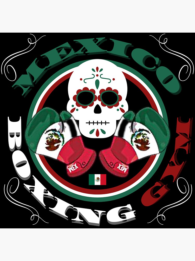 "Mexico Boxing Gym" Sticker for Sale by zecdesign | Redbubble