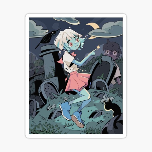 "Ghost Girl" Sticker for Sale by Sleepy-Choop | Redbubble