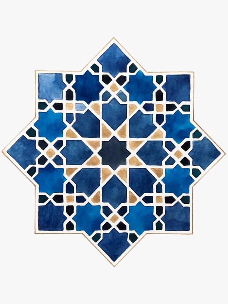 "Art Zelij" Sticker for Sale by OoSKAR | Redbubble