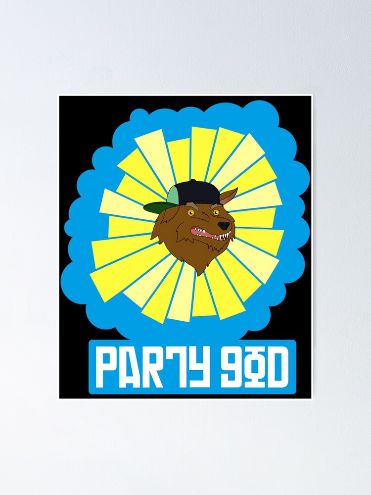 "Adventure Time Party God " Poster for Sale by sumbaypuilan3 | Redbubble