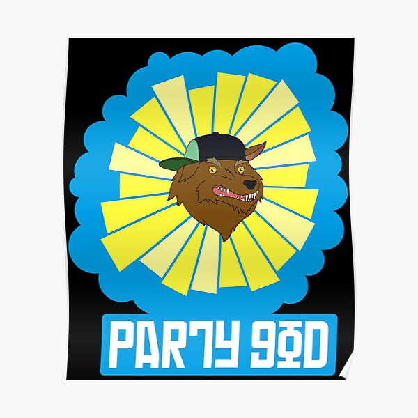 "Adventure Time Party God " Poster for Sale by sumbaypuilan3 | Redbubble