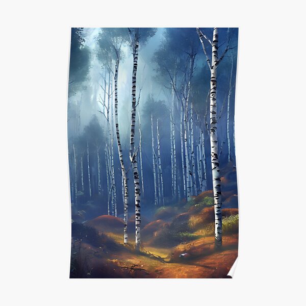 "Birch Tree Collection " Poster for Sale by Wirazka7 | Redbubble