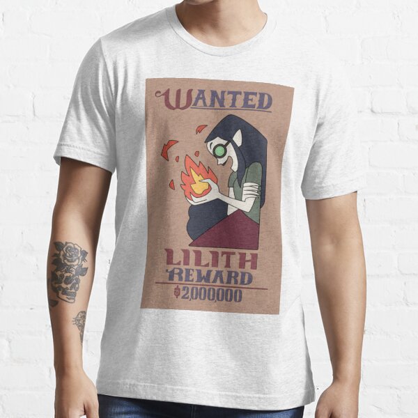 "The Owl House Lilith Wanted Poster Stickers Prints" T-shirt for Sale ...