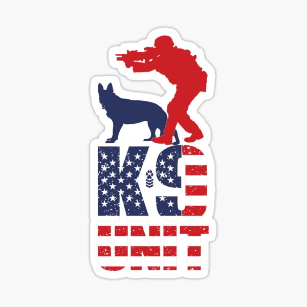 "K-9 UNIT 7" Sticker by KAMOS | Redbubble