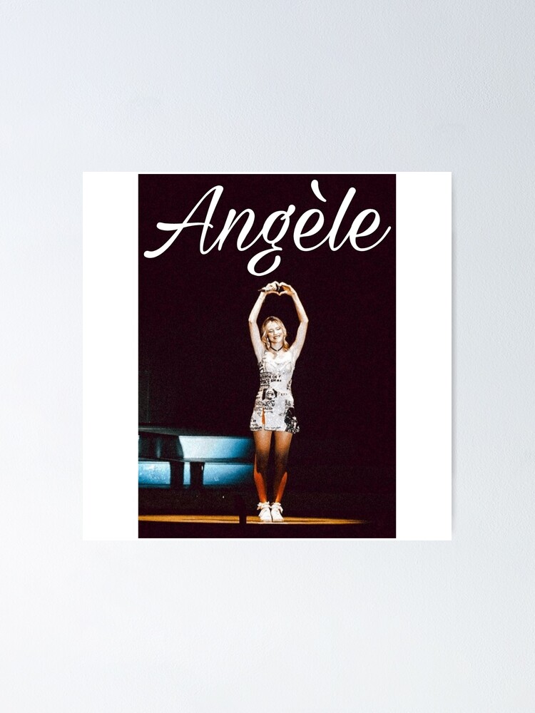 "Angèle " Poster for Sale by pelshop | Redbubble
