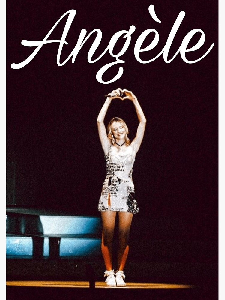 "Angèle " Sticker for Sale by pelshop | Redbubble