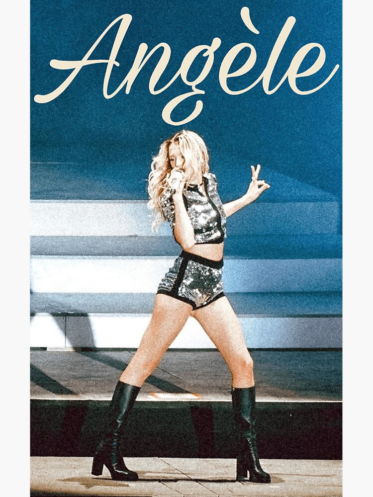 "Angèle " Sticker for Sale by pelshop | Redbubble