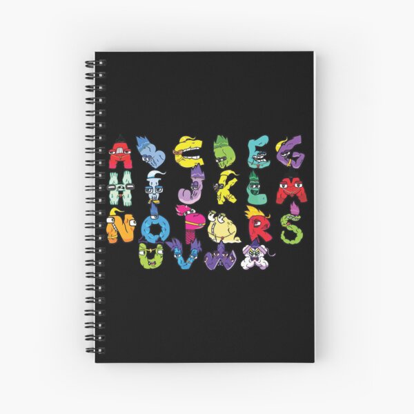 "Alphabet Lore Latter A-X " Spiral Notebook for Sale by Startleup ...