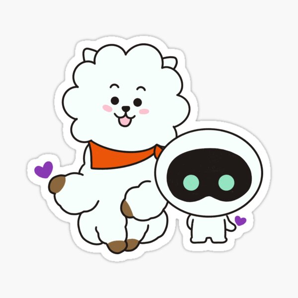 "Jin - The Astronaut" Sticker for Sale by MomosDrawing | Redbubble