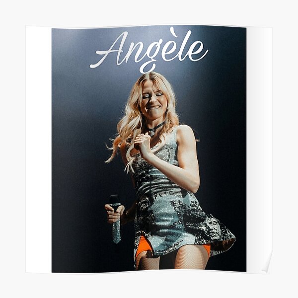 "Angèle " Poster for Sale by pelshop | Redbubble