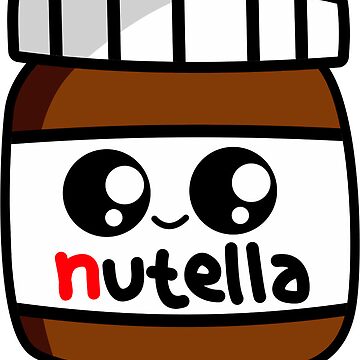 "nutella cute doodle" Sticker for Sale by Ink boys | Redbubble