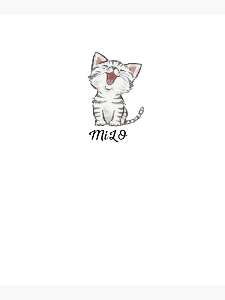 "Milo cat funny cat t-shirt" Poster for Sale by Sanvente | Redbubble