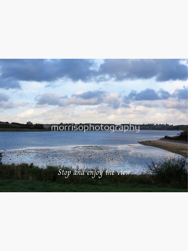 "Stop and enjoy the view" Sticker for Sale by morrisgee | Redbubble