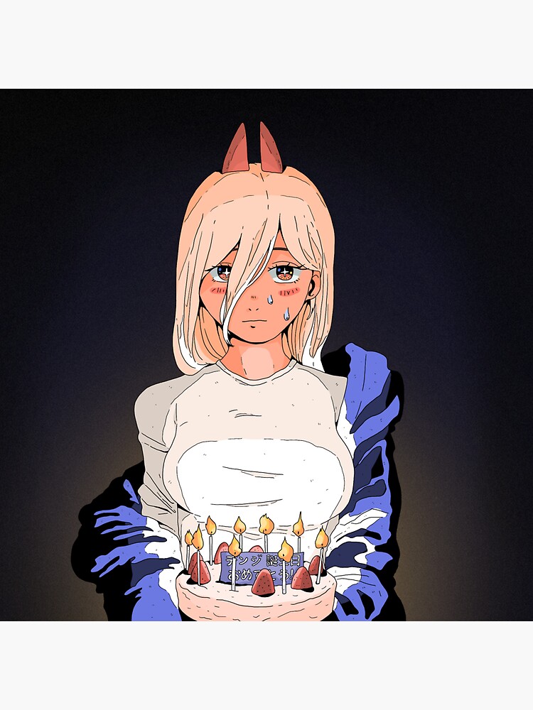 "Power Chainsaw Man, CSM, Power" Sticker for Sale by subersuz | Redbubble