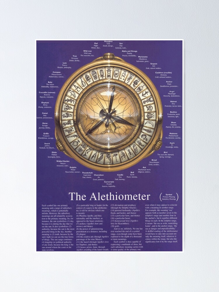 "Symbols of Alethiometer (Book's Version)" Poster for Sale by Verudam ...