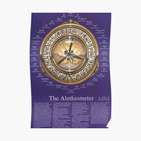 "Symbols of Alethiometer (Book's Version)" Poster for Sale by Verudam ...