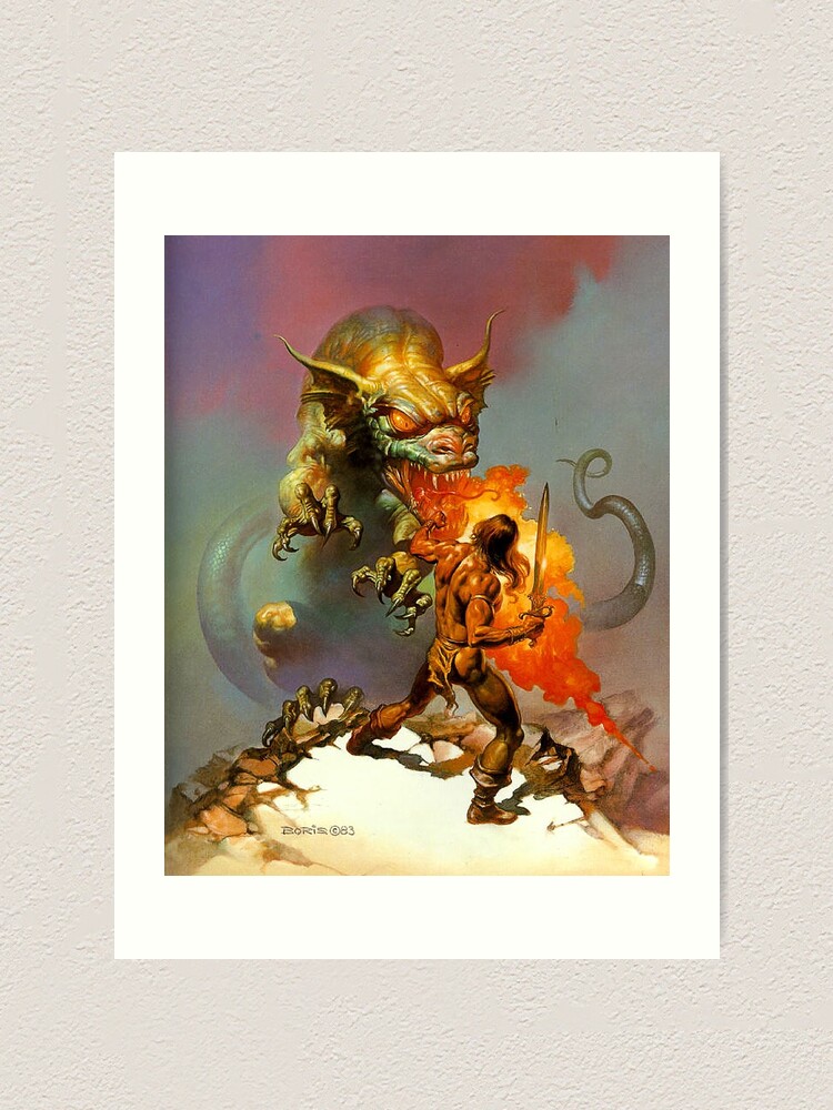 "Boris Vallejo - Conan the barbarian" Art Print for Sale by Lira ...