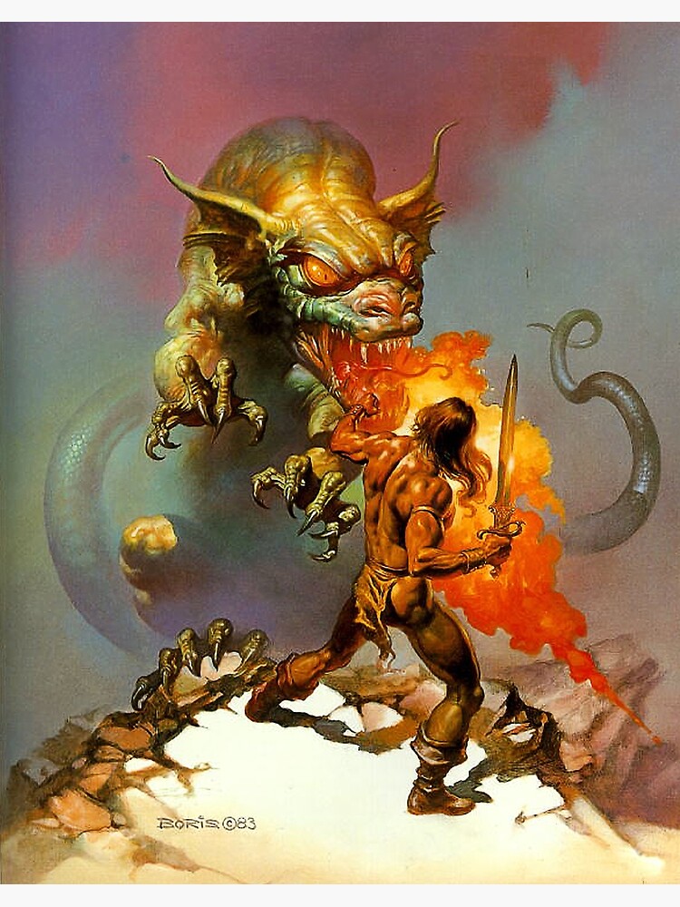 "Boris Vallejo - Conan the barbarian" Art Print for Sale by Lira ...