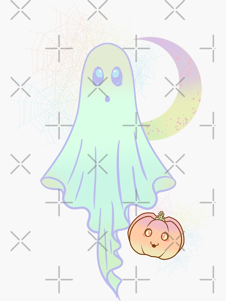 "Pastel Ghost" Sticker for Sale by FatePro | Redbubble