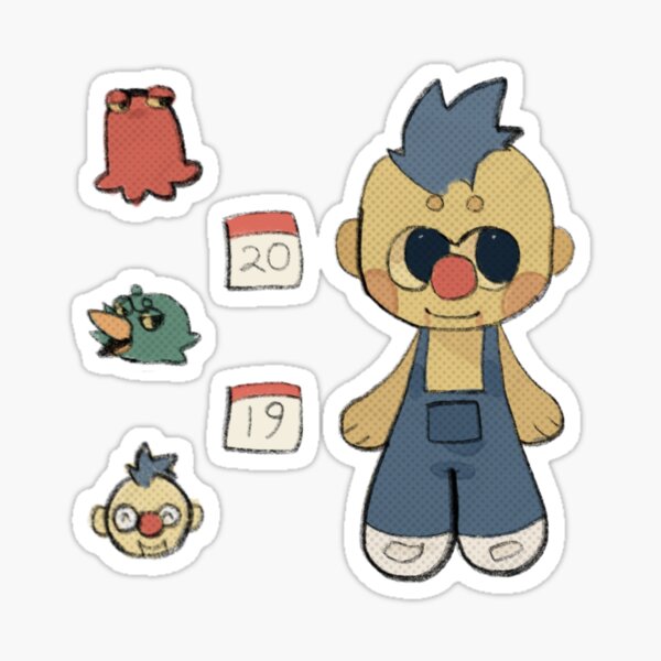 "Yellow guy Don't hug me im scared" Sticker for Sale by Stinkymuffins ...