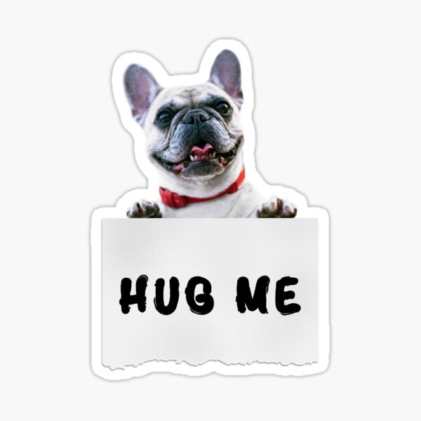 "Cutest Hug me!" Sticker for Sale by EyeDash | Redbubble