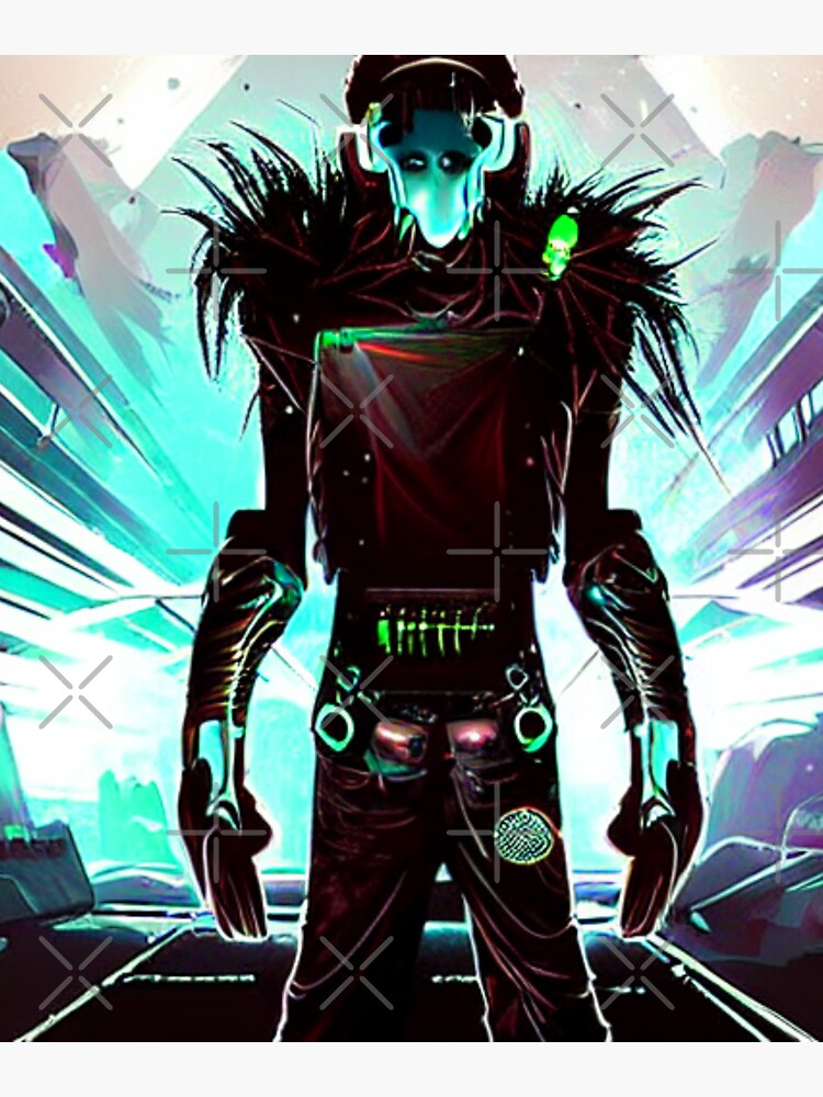 "Creepy Stranger From The Future" Sticker for Sale by seriyusink69 ...