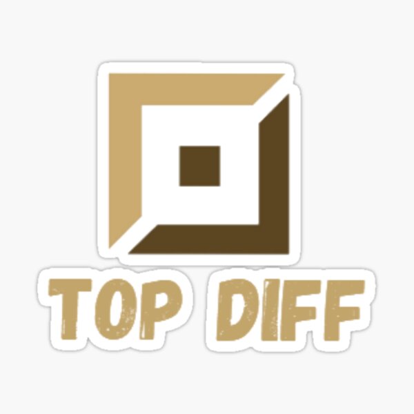 "Top Diff" Sticker for Sale by Shone1 | Redbubble