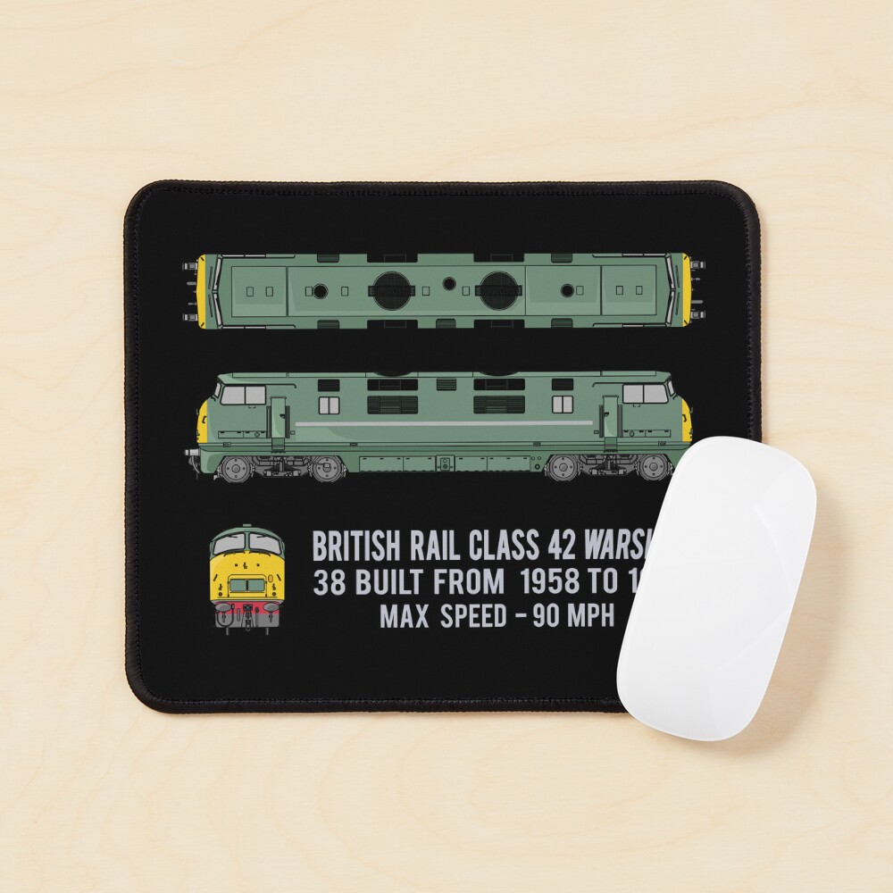"British Rail Class 42 Warship Locomotive Diagram Gift" Sticker for ...