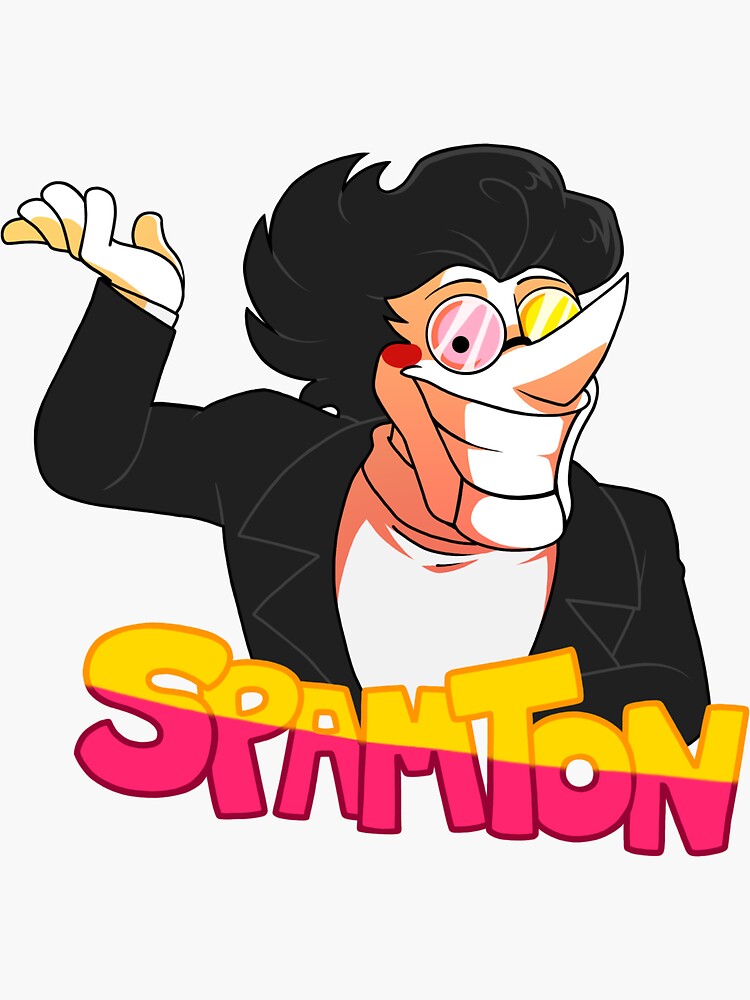 "Spamton G. Spamton" Sticker for Sale by Auntie-Oddities | Redbubble