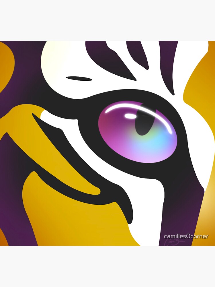 "Eye of LSU" Sticker for Sale by camilles0corner | Redbubble