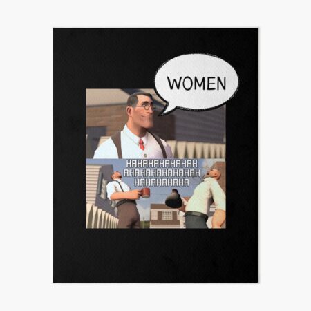 "WOMEN HAHAHA Coffee Meme" Art Board Print for Sale by SkippyDesign ...