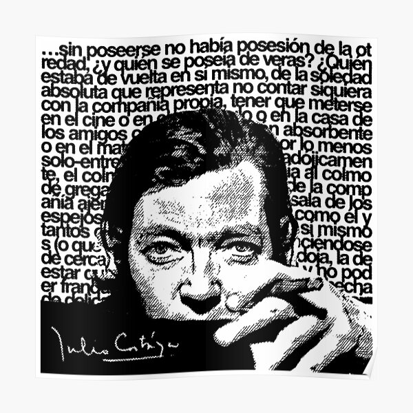 "Julio Cortázar - Rayuela" Poster for Sale by zabara | Redbubble