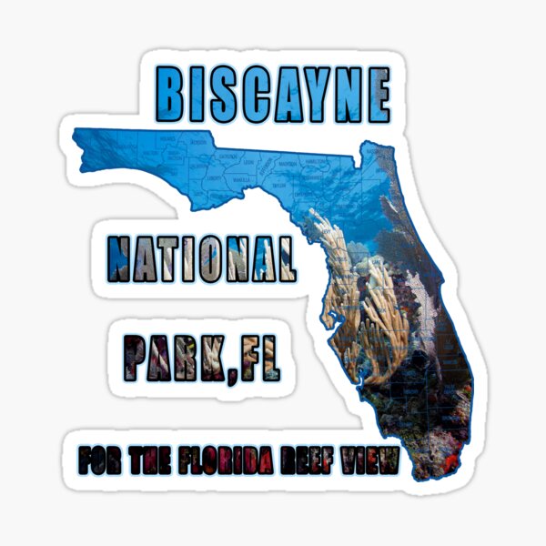"Biscayne National Park, FL" Sticker for Sale by 9chaa | Redbubble