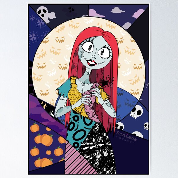 "Sally - Nightmare Before Christmas" Poster by Soniana-draws | Redbubble