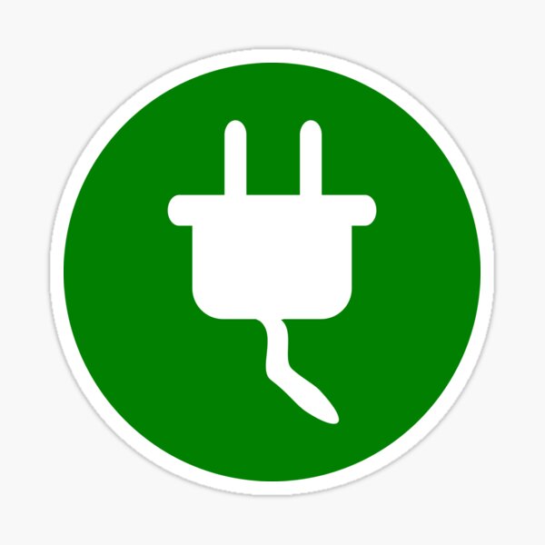 "PLUG" Sticker for Sale by Gentle40Winks | Redbubble
