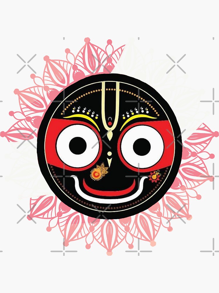 "Lord Jagannath lord of universe " Sticker for Sale by Krishnavi ...