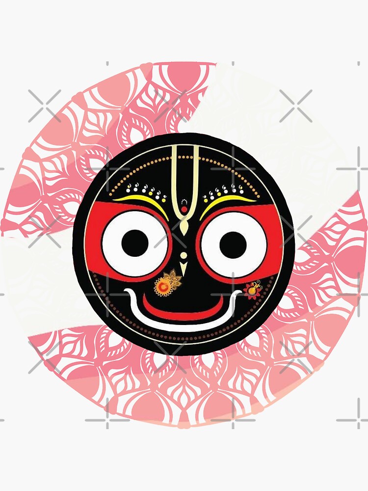 "Lord Jagannath lord of universe " Sticker for Sale by Krishnavi ...