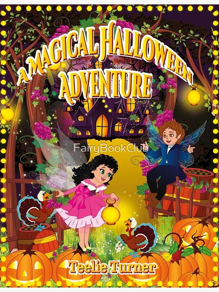 "A Magical Halloween Adventure Book Cover" Poster for Sale by ...