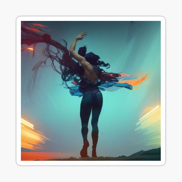 "Energetic Release" Sticker for Sale by Feychild333 | Redbubble